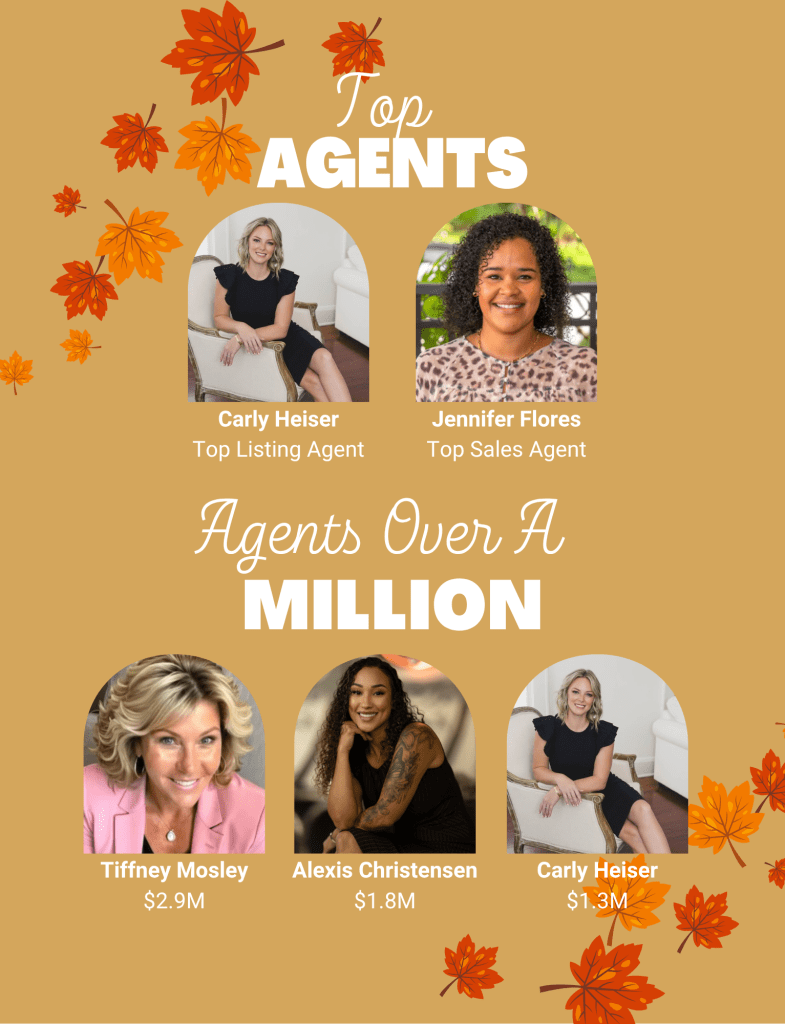 Top Agents/ Agents Over A Million – One Community One Connection